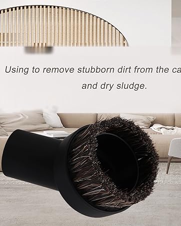 Amazon.com - RDEXP Round Dust Brush 25mm Horse Hair 1.25" Vacuum ...