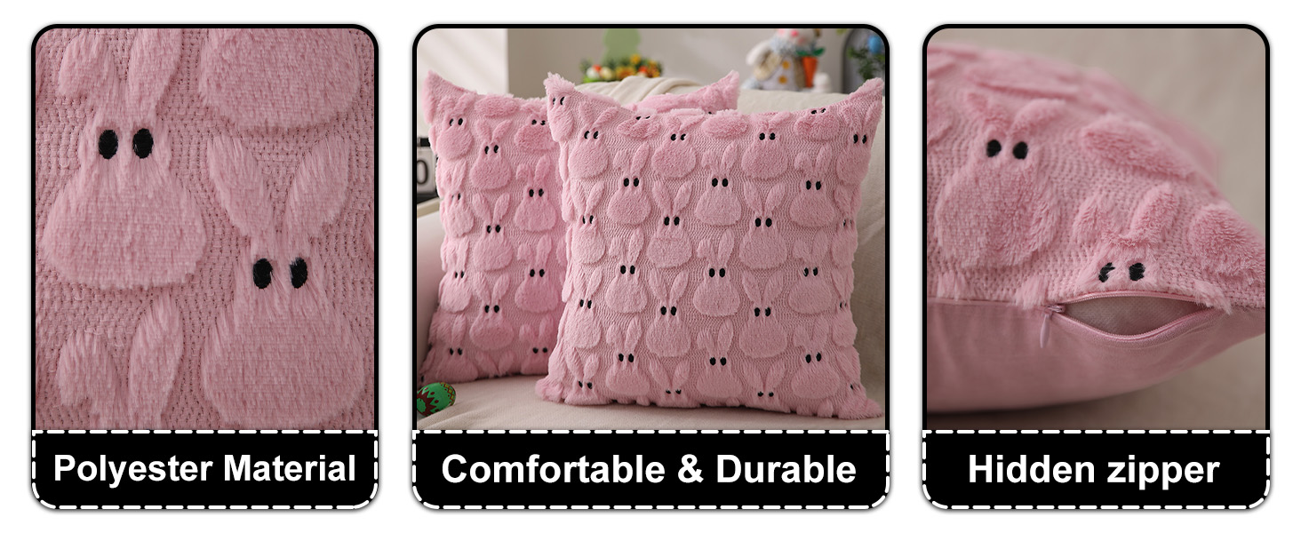 Amazon.com: DFXSZ Easter Pillow Covers 20x20 inch Set of 2 Easter ...