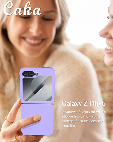 Amazon.com: Caka for Samsung Galaxy Z Flip 7-FE/Z Flip 6 /Z Flip 5 Case [Wireless Charging ...