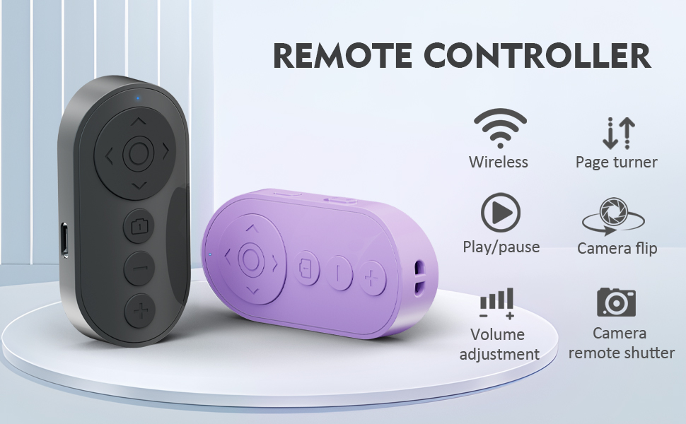 Amazon.com: Wireless Camera Remote Control with Zoom in/Out for Android & iPhone,Versatile ...