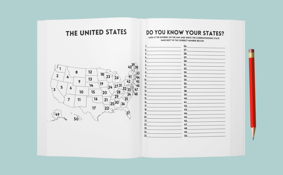 All About the United States Fact and Activity Book: Learn Geography ...
