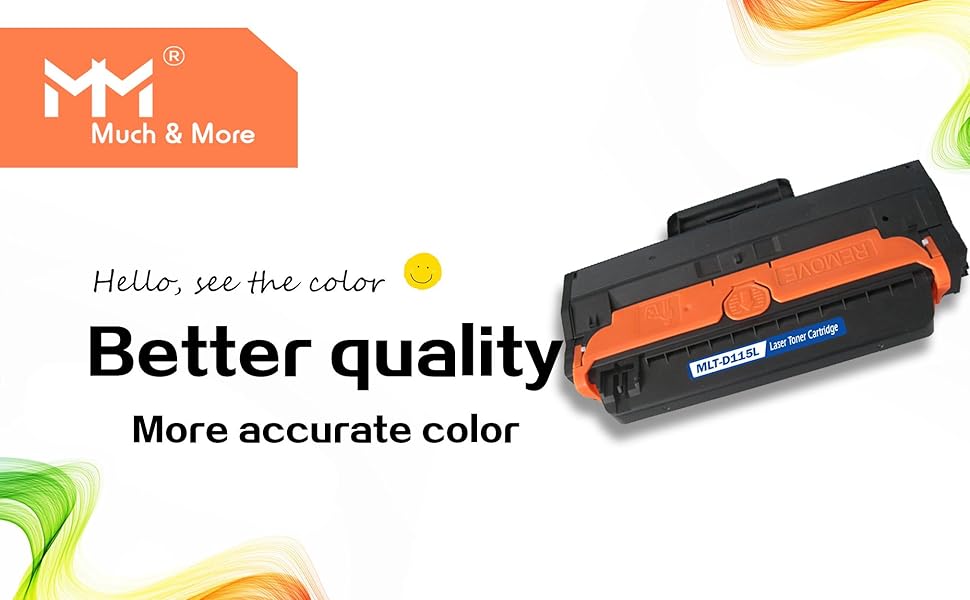 Amazon.com: MM MUCH & MORE Compatible Toner Cartridge Replacement for Samsung MLT-D115L D115L ...