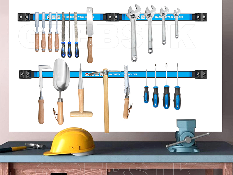 Amazon.com: GREBSTK 12 IN Magnetic Tool Holder Strip Heavy Duty Magnetic Tool Bar Metal Tool ...