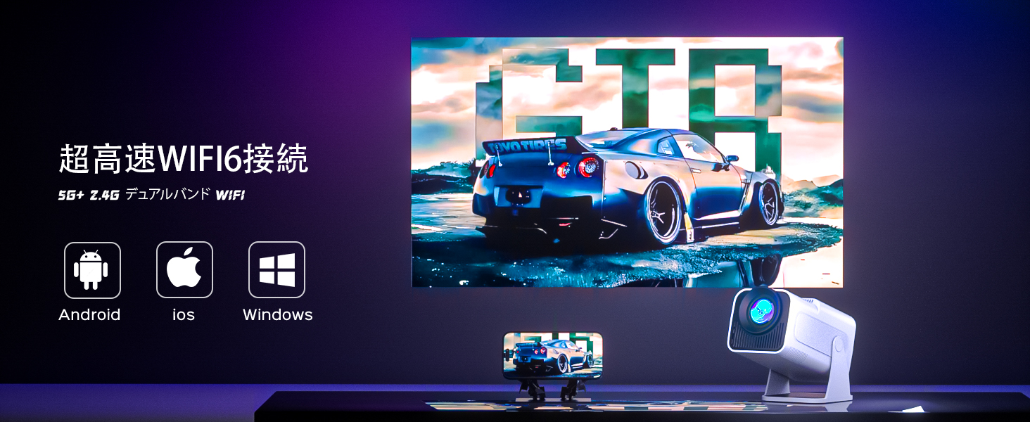 Amazon.co.jp: 【180°回転・Android 11搭載】AUBOR MENTECH プロジェクター 天井投影 家庭用 自动台形補正 12000LM 高輝度 プロジェクター 小型 ...