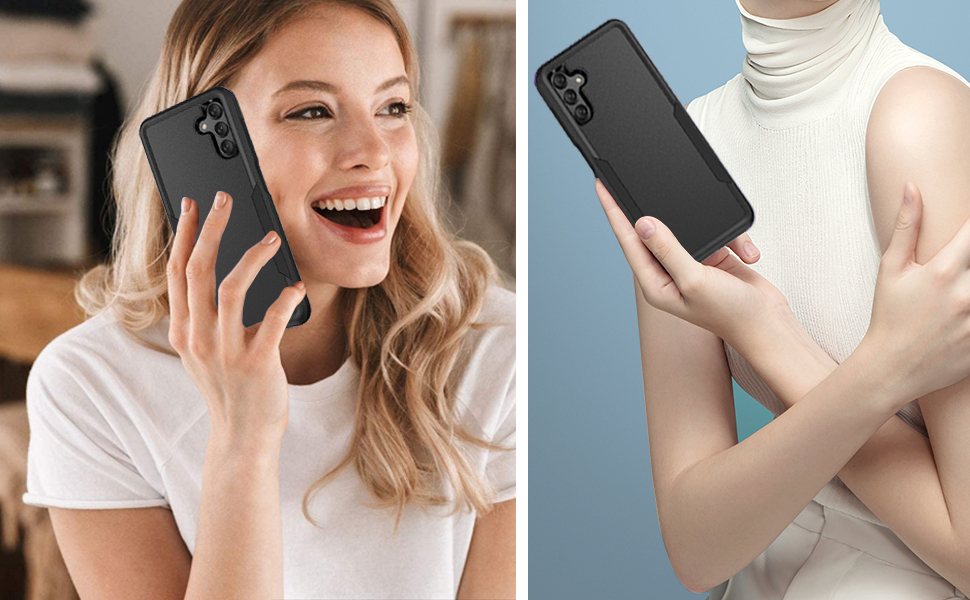 Amazon.com: Aozuoton Galaxy A13 5G Case with Screen Protector, Full Body Protection Durable ...