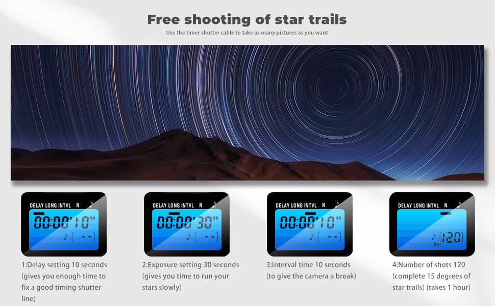 Amazon.com : Digital Timer Remote Shutter Release Trigger Intervalometer for Nikon N90/F5/F6 ...