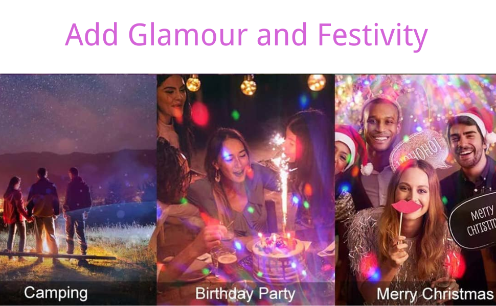 4PCS Mini Disco Ball Lights Portable USB Disco Balls Party Lights Ball Sound Activated Strobe ...