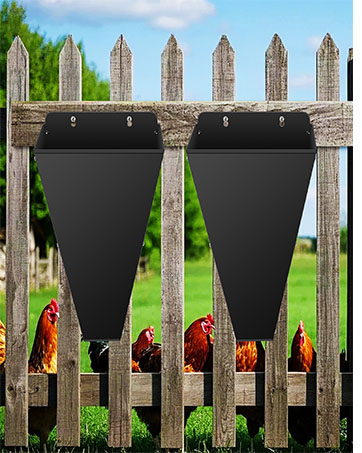 Amazon.com : 3 Pack Medium Size Chicken Cone, Heavy-Duty Steel Poultry Restraining Cones for ...