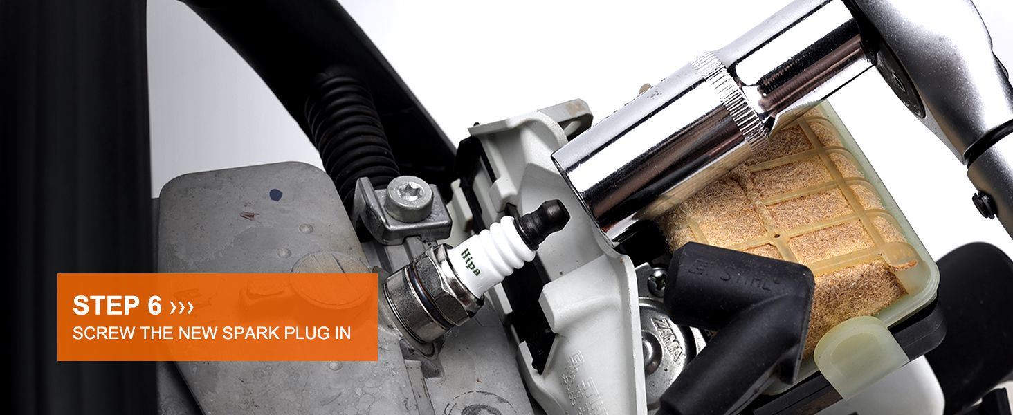 Amazon.com: Hipa BPMR7A Spark Plug for NGK 6703 Champion RCJ6Y RCJ7Y Copper (4 Pack) : Patio ...