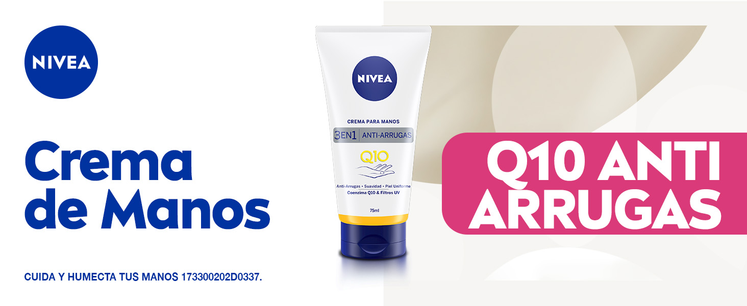 NIVEA Nivea Crema De Manos Anti-arrugas Q10 75ml, color, 75 ml, pack of/paquete de : Amazon.com ...