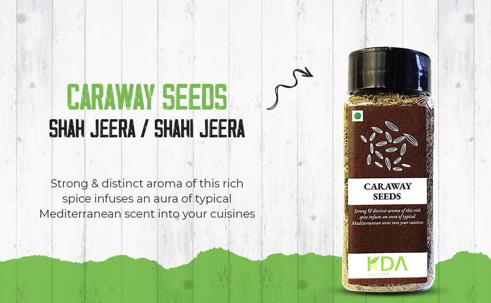 KDA Caraway Seeds (Shah Jeera/Shahi Jeera) | Royal Cumin, 60g : Amazon.in: Grocery & Gourmet Foods