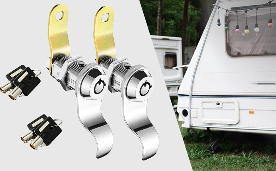 Amazon.com: Naissian RV Locks for Storage Door 1 1/8 INCH, Camper Storage Locks for Travel ...