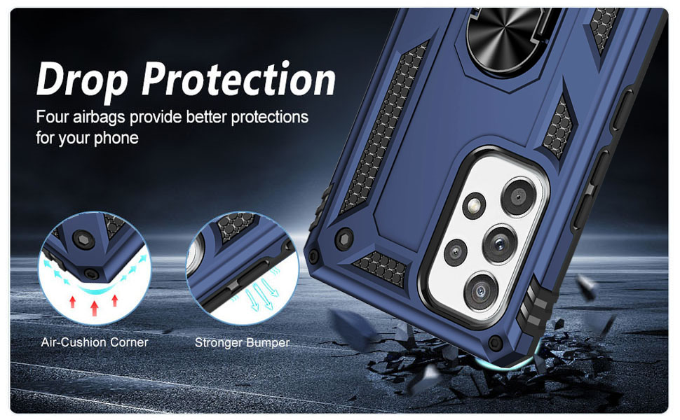 Amazon.com: for Samsung A53 5G Case, Galaxy A53 5G Case with HD Screen Protector, [Military ...