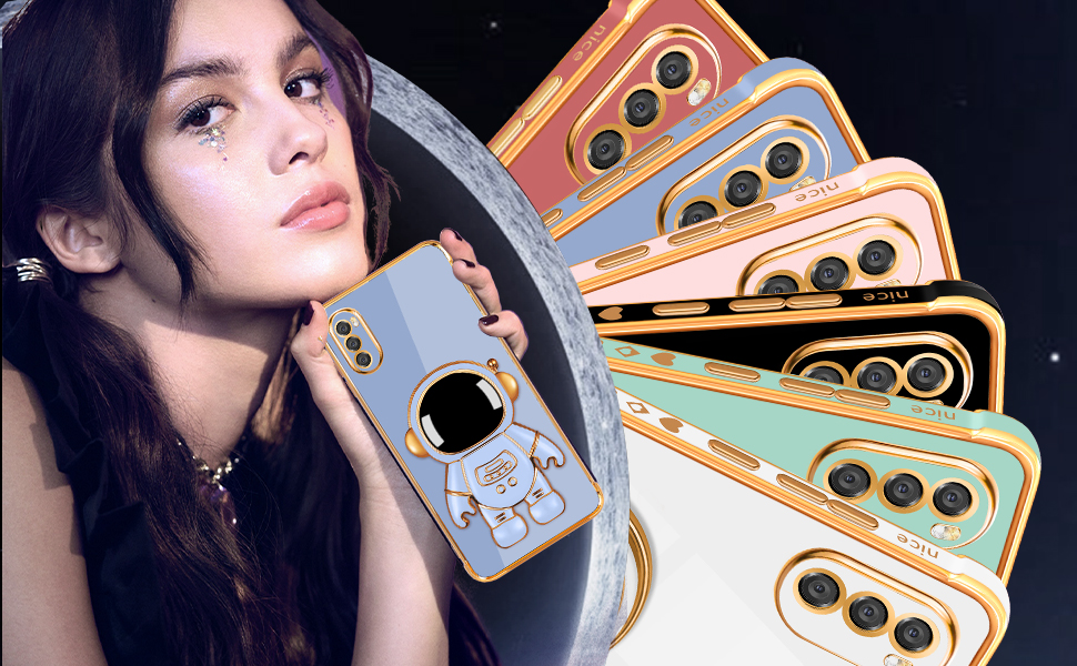 Amazon.com: Buleens Funda para Motorola Moto G 5G 2022 con soporte de astronauta, fundas para ...