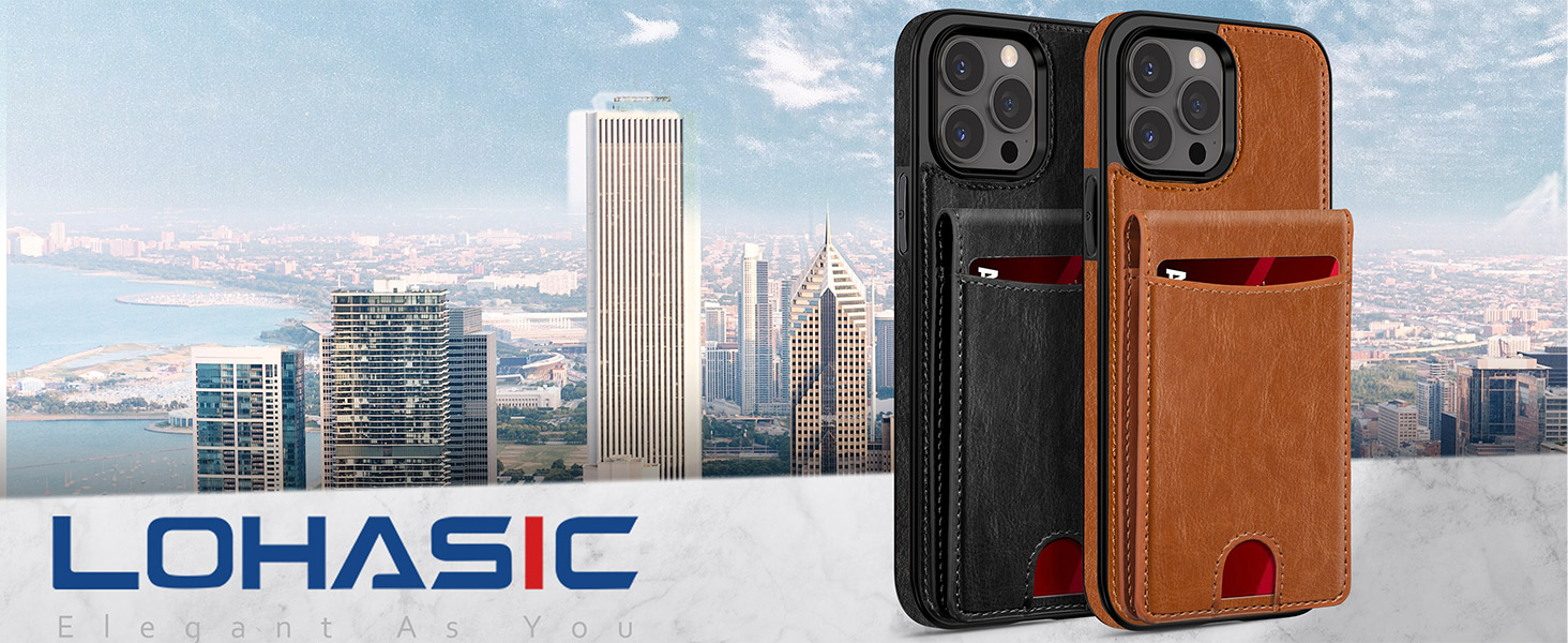 Amazon.com: LOHASIC Wallet Case for iPhone 15 Pro Max, 6 Card Holder, Compatible with MagSafe ...