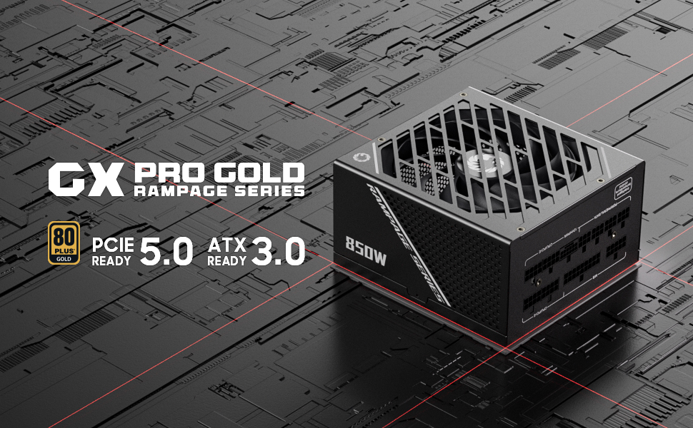 Mua GAMEMAX Rampage Series 850W PCIe 5.0 80 Plus Gold Certified Fully Modular Power Supply ...