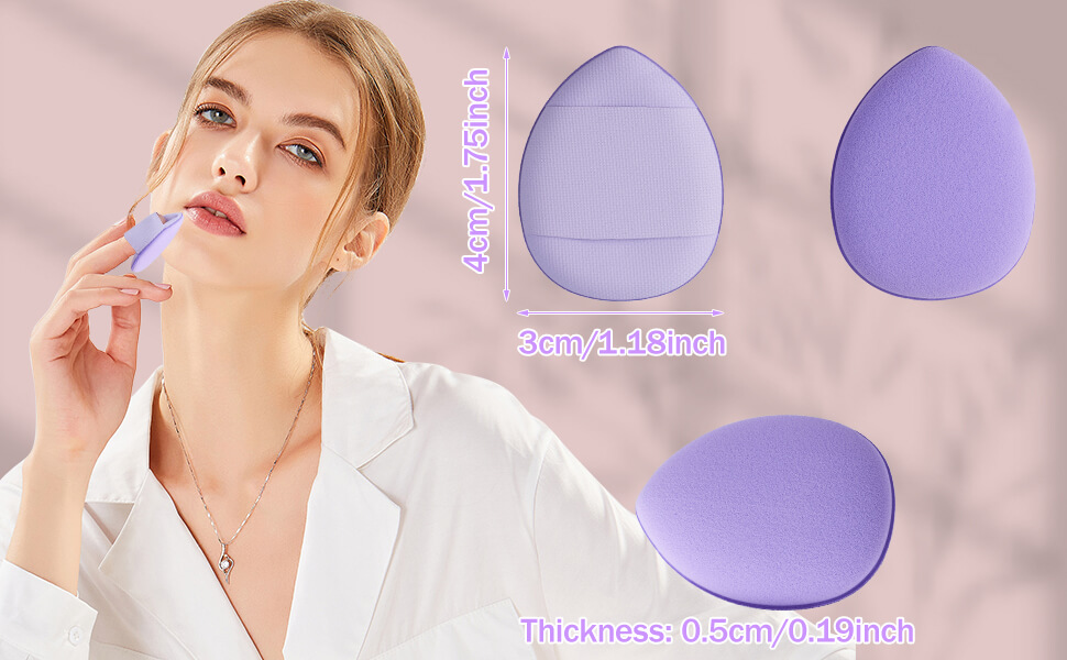 15 pcs Makeup Sponge Blender Sponges for Liquid, Cream, and Powder, Make up sponges for ...