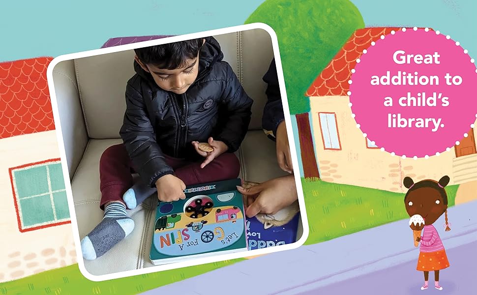 Amazon.com: Let's Go for a Spin - Children's Sensory Storybook with Touch and Spin Fidget ...