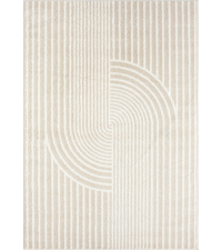 Amazon.com: Abani Nuevo Collection Area Rug - Neutral Beige/Cream Abstract Design - 4'x6' - Easy ...