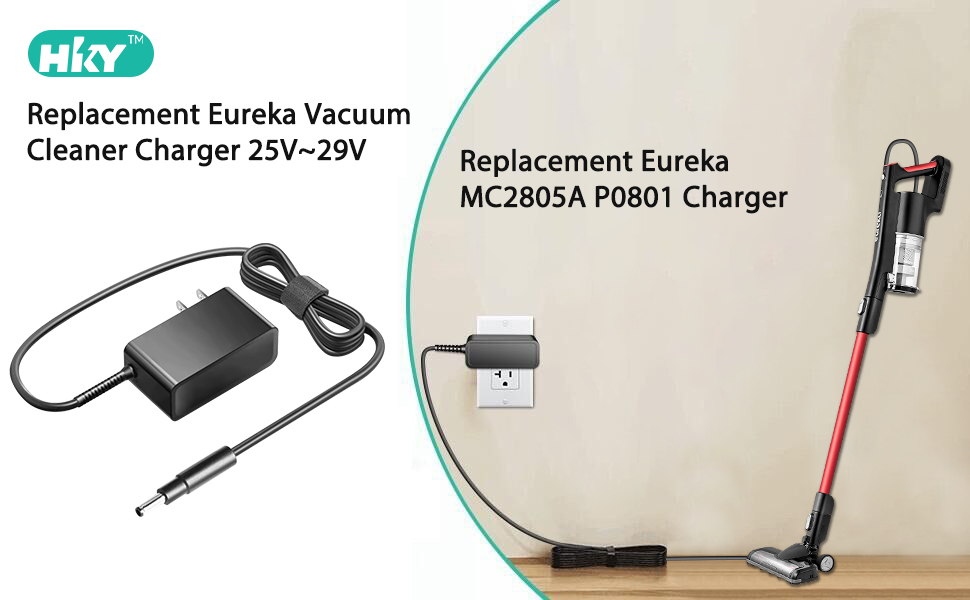 Amazon.com: HKY AC Charger for Eureka MC2805A P0801 RapidClean Pro ...