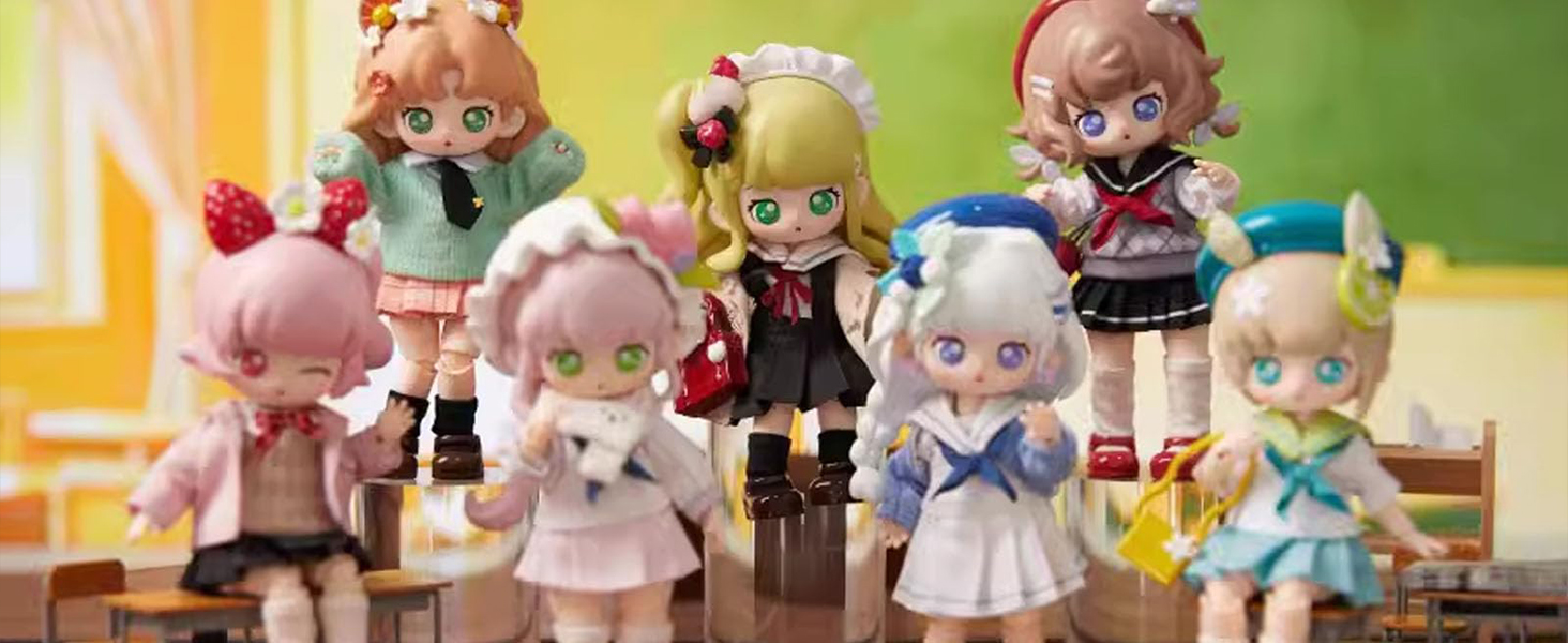 Amazon.com: GNATAPIAY BJD Blind Box,Kawaii SIMONTOYS Series-PEETSOON Male Classmate 1/12 Ball ...