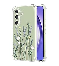 ZTOFERA Case for Samsung Galaxy A15 5G/4G, Transparent Clear Soft TPU Case with Flower Pattern ...