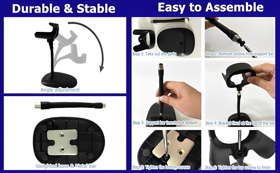 Amazon.com : YurMemo Weighted Scanner Holder for Honeywell 1900 Hands Free Barcode Scanner ...