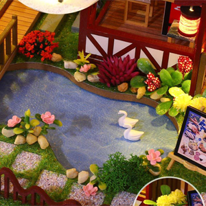 Amazon | CPOWACE DIY ドールハウス 和喜居/He Xiju 手作りキット ミニチュアコレクション 初心者 (P015-A) | プラモデル 通販