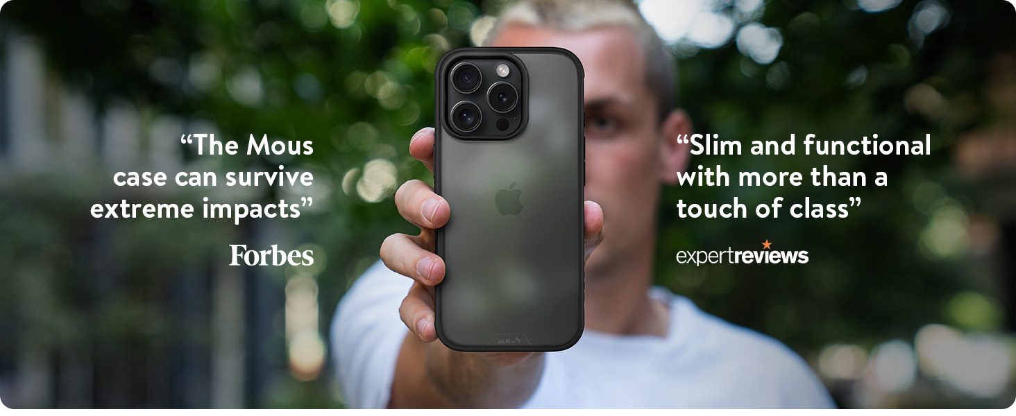 Amazon.com: Mous for iPhone 16 Pro Clear Case - Clarity 3.0 - Protective Scratch Resistant ...