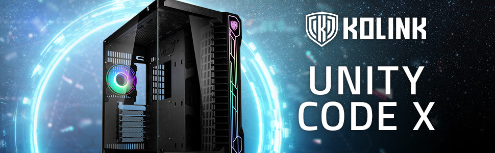 Kolink Unity Code X PC Gehäuse für Wasserkühlung, Mid Tower Case mit ...