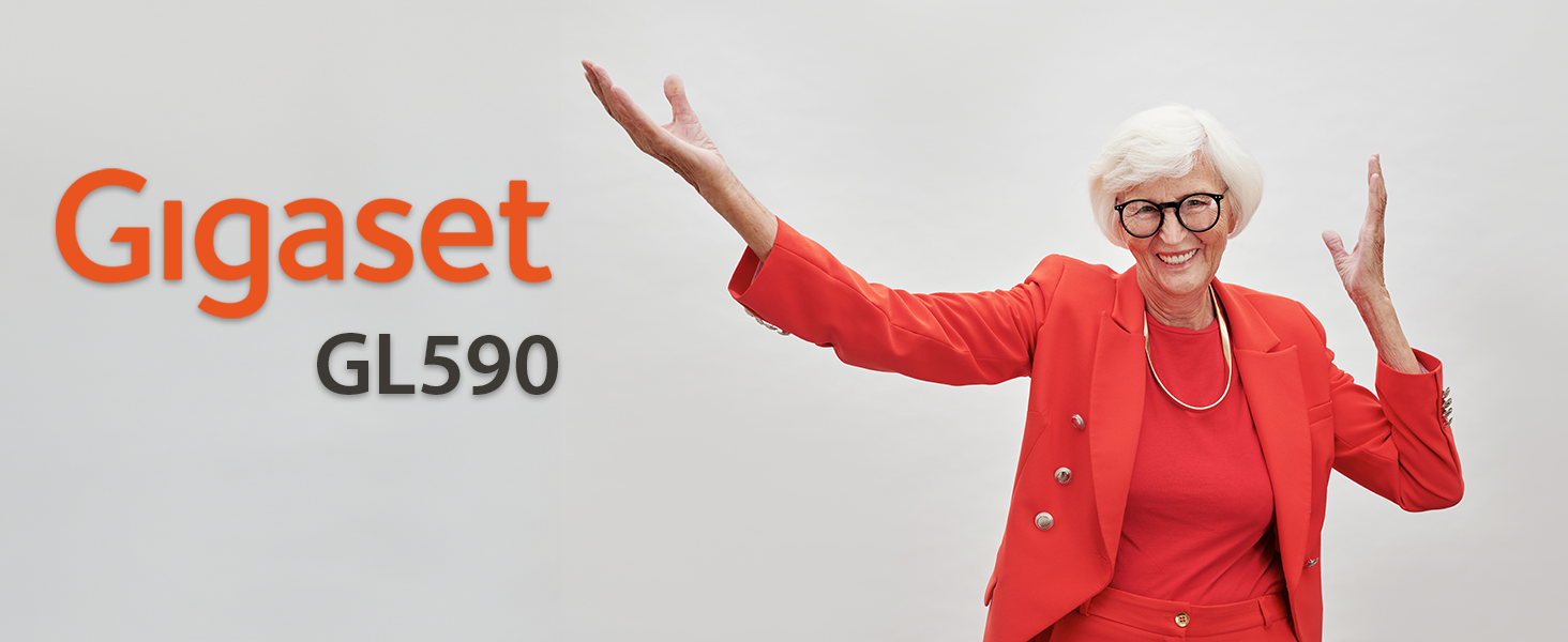 Gigaset GL590 GSM - Senioren GSM Mobiltelefon mit SOS-Funktion - einfache Bedienung mit 2,8 ...