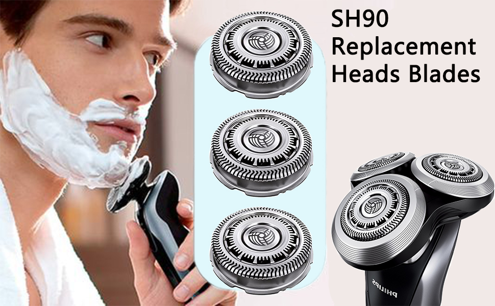 Amazon.com: SH90/72 Replacement Heads Compatible with Philips Electric ...