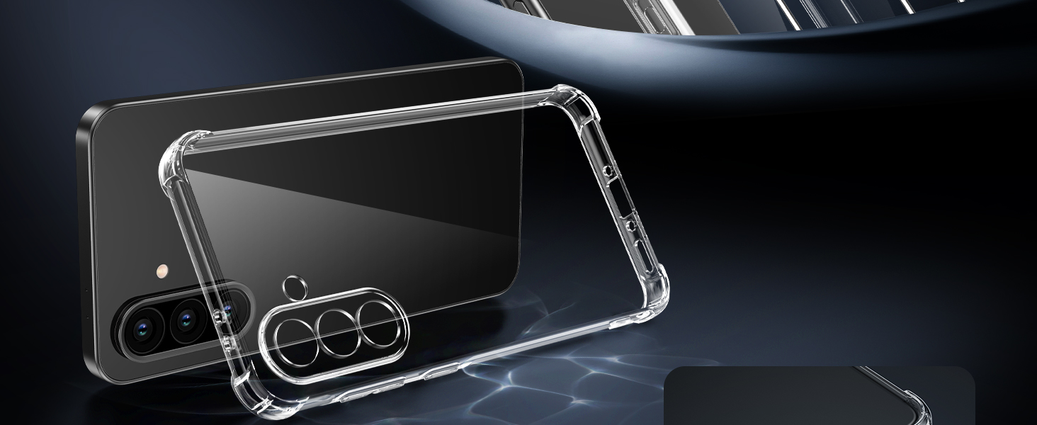 Qasyfanc 3 in 1 Phone Case Compatible with Samsung Galaxy A56 Case and 2 Pack Tempered Glass ...