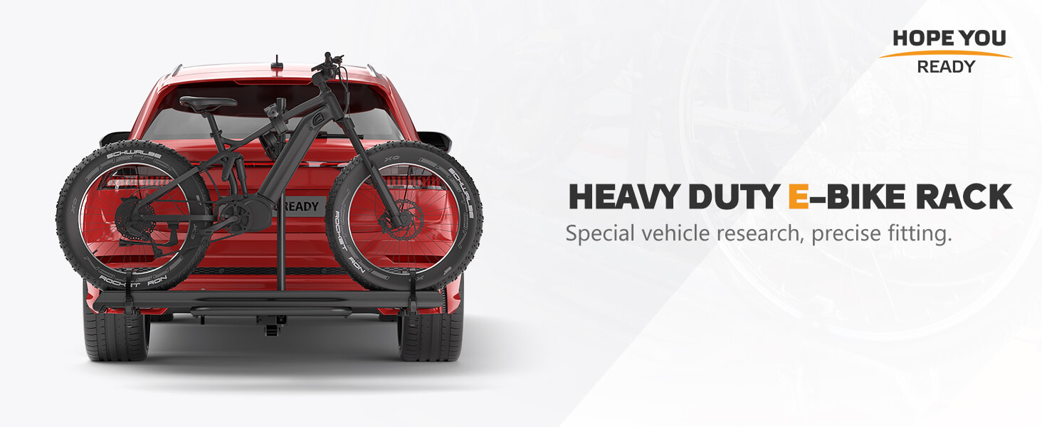 Amazon.com: HOPE YOU READY 2 Bike Rack with Ramp, 2'' Hitch Mounted Bike Racks, 200lbs Capacity ...