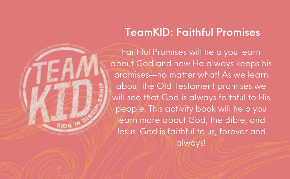 TeamKID: Faithful Promises - Preschool Activity Book: Bible Activities for Preschoolers: Lifeway ...