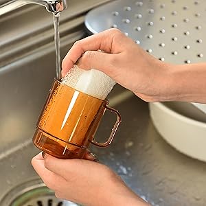 Amazon.co.jp : マグカップ コップ レトロでおしゃれな食器 電子レンジ対応 コーヒーカップ プレゼントにも 250ml PM103_250 ウォームグレー 黒 国産 日本製 プラ ...