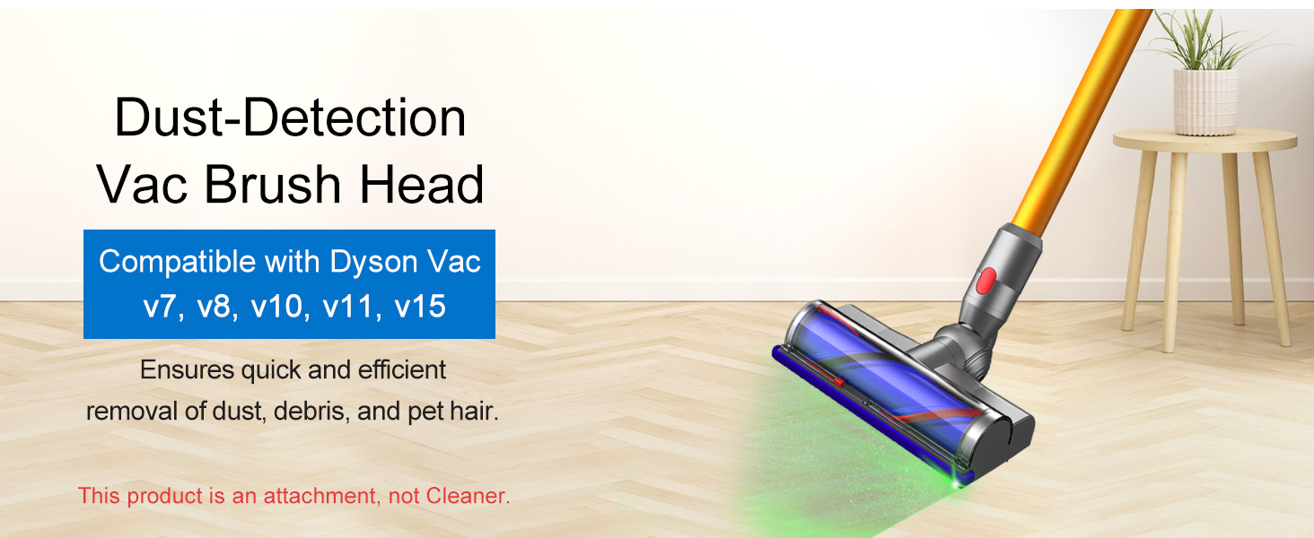 Amazon.com - Brush Head Vacuum Attachments with Dust Detection ...