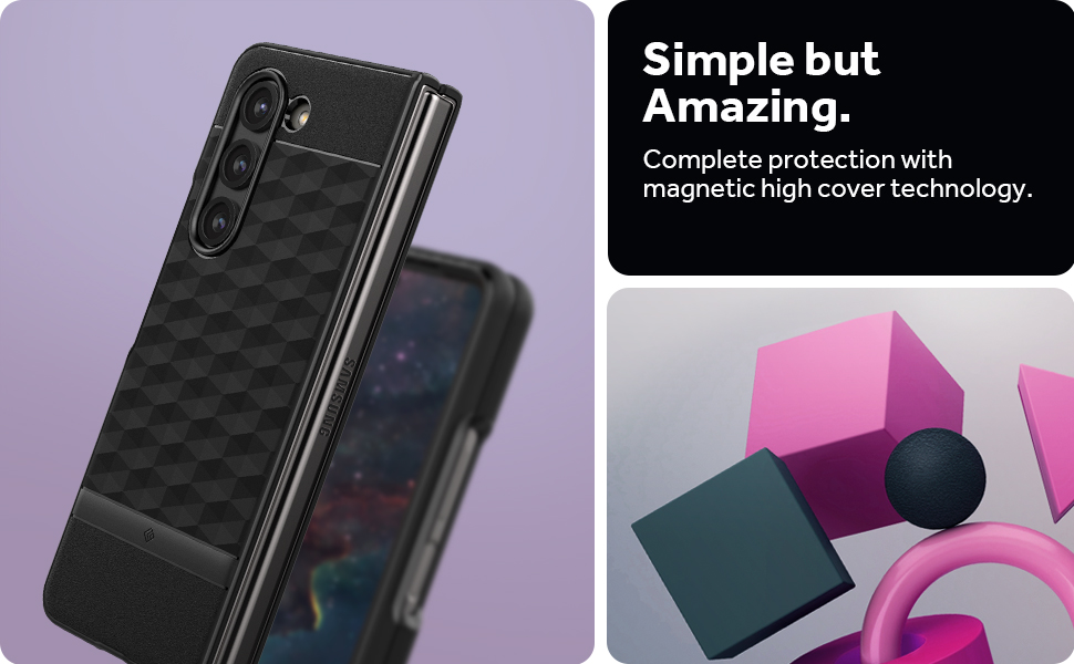 Amazon.com: Caseology Parallax [3D Ergonomic Design] Full-Body Protective Case Compatible with ...