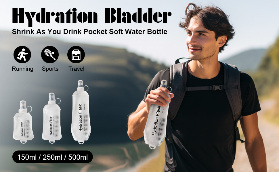 Amazon.com: ZESION Transparent Frosted Texture Soft Flask, TPU Foldable ...