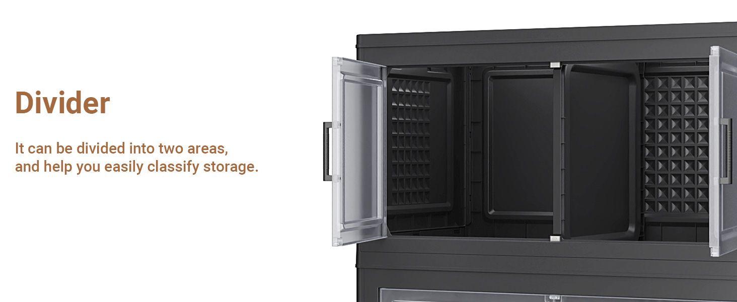 Amazon.com: BROVIEW 600Qt Plastic Storage Bins with Lid and Wheels ...