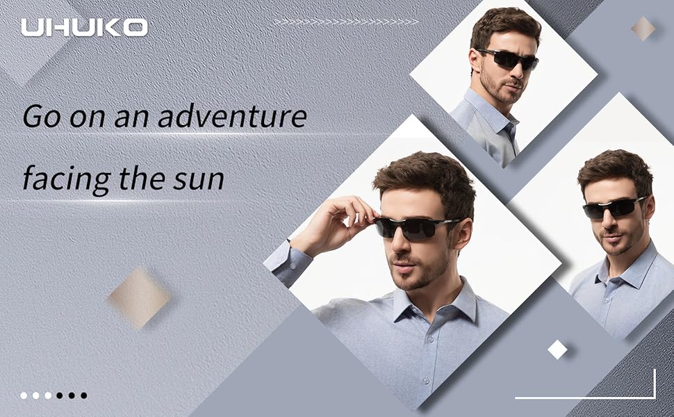 Amazon.co.jp: [UHUKO] 【超偏光＋超軽量メタル25g】運転用 偏光サングラス UV400紫外線カット ゴルフ 釣りアウトドア メンズ スポーツサングラス[高耐久性アルミ合金 ...