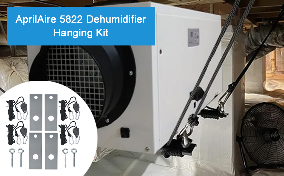 Amazon.com - 5822 Dehumidifier Hanging Kit for AprilAire Crawl Space, Basement, Whole-House ...