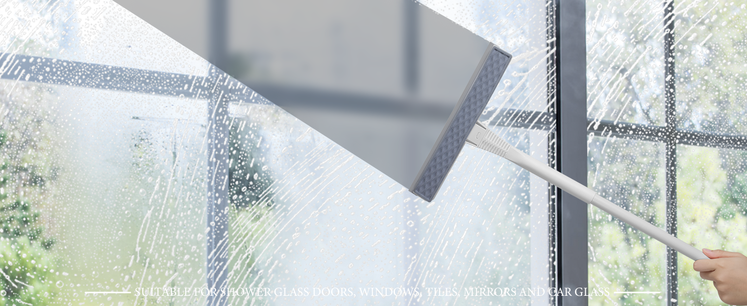 Amazon.com: SetSail Window Squeegee, 2-in-1 Small Squeegee for Window Cleaning All-Purpose ...