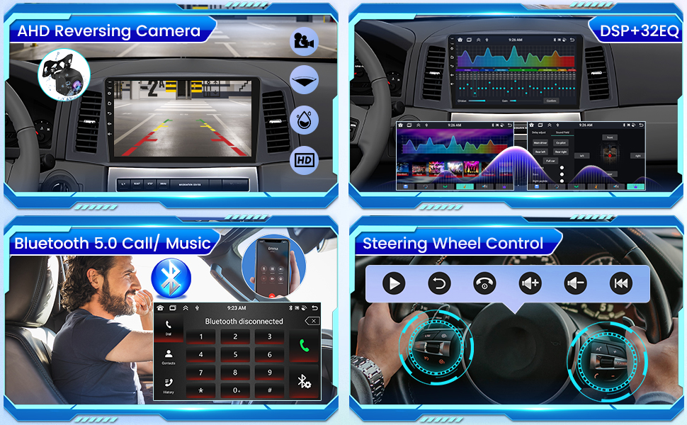 Amazon.com: [8-Core 2+64G] Android 13 Car Stereo for Jeep Grand Cherokee 2004 2005 2006 2007-10. ...