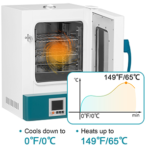 Incubadora de laboratorio Garvee Incubadora de 20 l RT-65 ℃ Incubadora científica digital PID ...