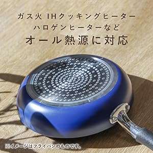 Amazon.co.jp: パール金属 深型 フライパン 24cm ブルーダイヤモンドコート IH対応 スマート・チョイス HB-6007 : ホーム＆キッチン