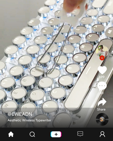 Amazon.com: SEUNKWANG EWEADN TK100 Typewriter Style Wired Mechanical Keyboard, 104 Keys ...