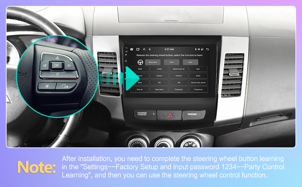 Amazon.com: 8 Core [4G+64G] Car Radio for Mitsubishi Outlander 2008-2015, Android 13 Touch ...
