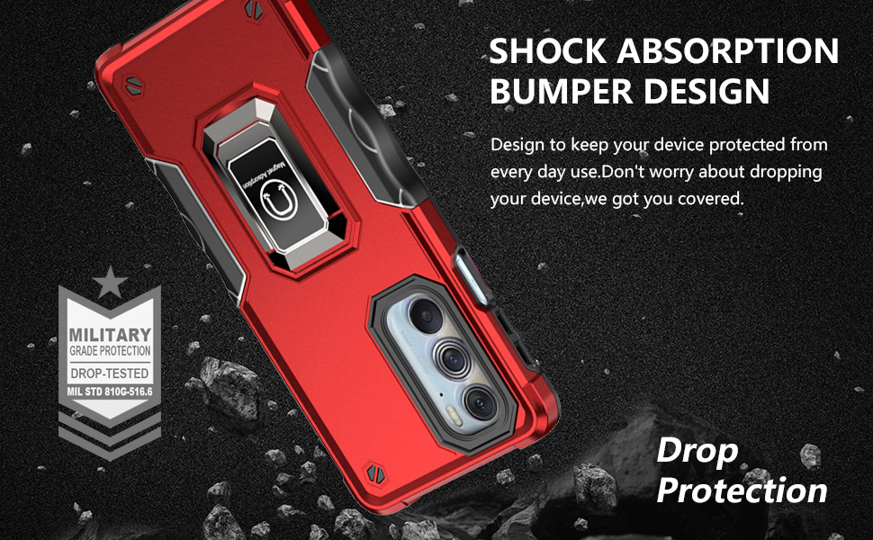 Amazon.com: TORRTOWAY Case for Moto Edge Plus 2022/Edge X30/Edge 30 Pro with Screen Protector ...