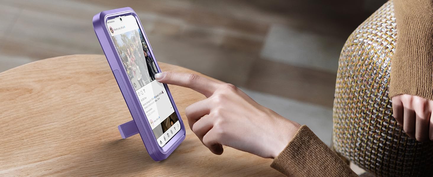 Amazon.com: SURITCH for Samsung Galaxy A15 Case with Magnetic Camera Slide Cover & Adjustable ...